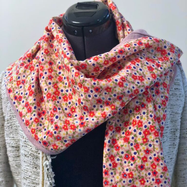 Echarpe chèche femme Magnolia - Maison Pivoine